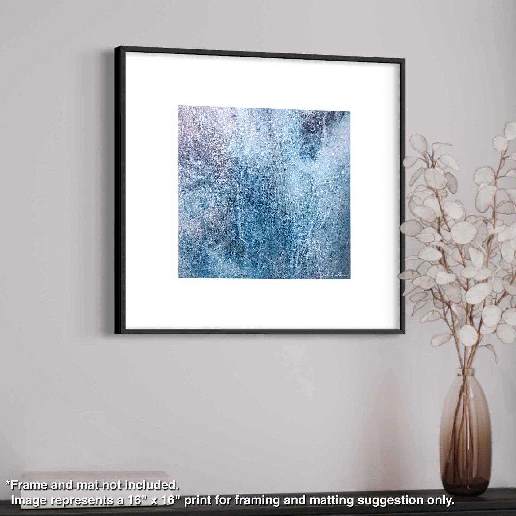 Chizu Omori Art • “Blue Earth” #3 • Fine Art Print Series